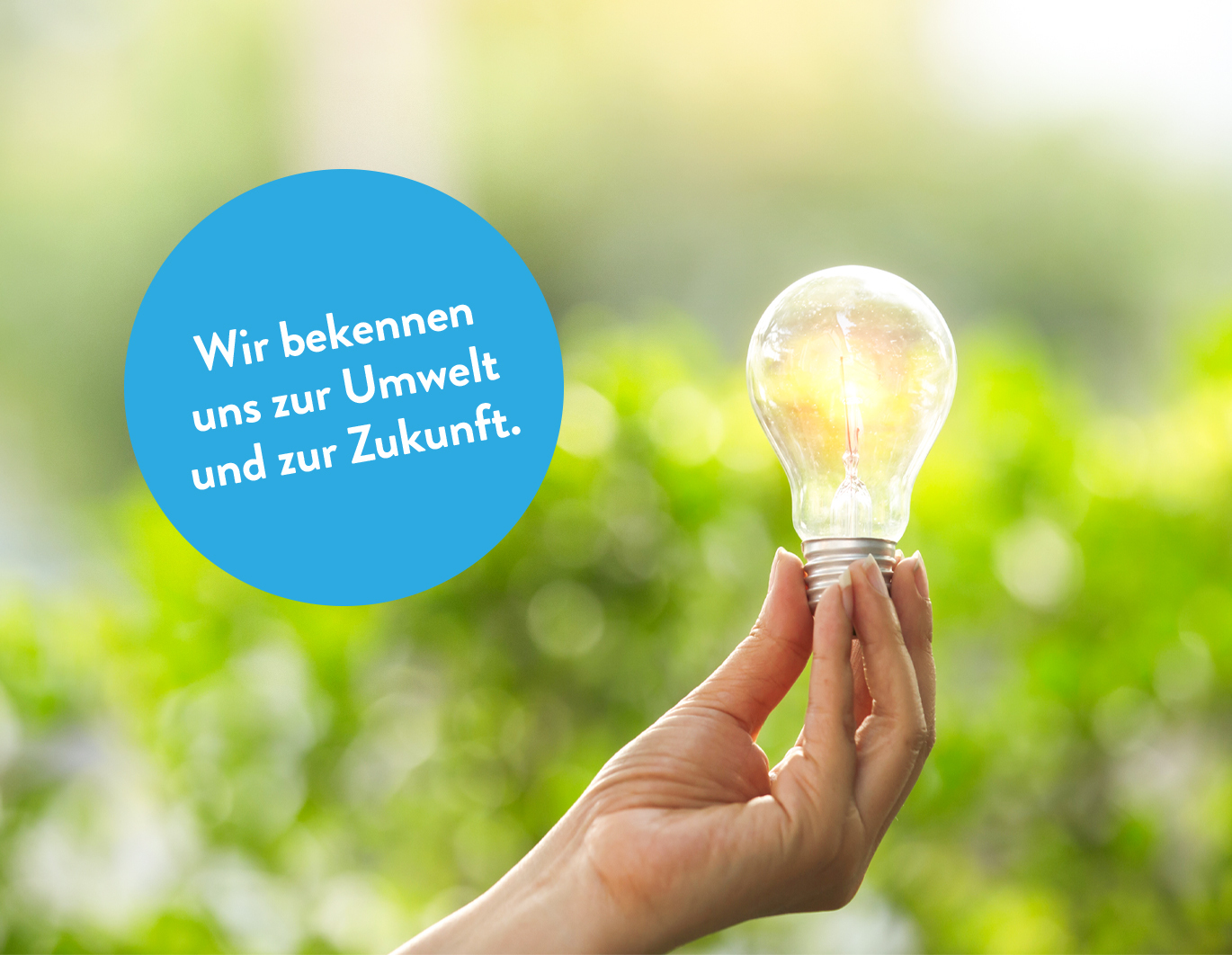 Wir bekennen uns zur Umwelt und zur Zukunft - R. Geissmann AG, Oberdorf